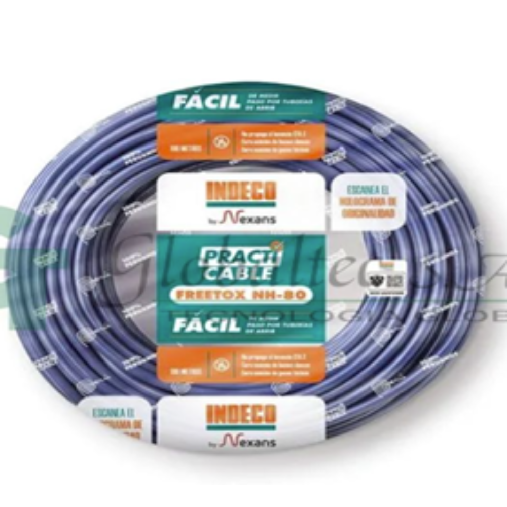 ROLLO DE CABLE NH-90, 2.5 mm2 COLOR AZUL – IECINDUSTRIAL